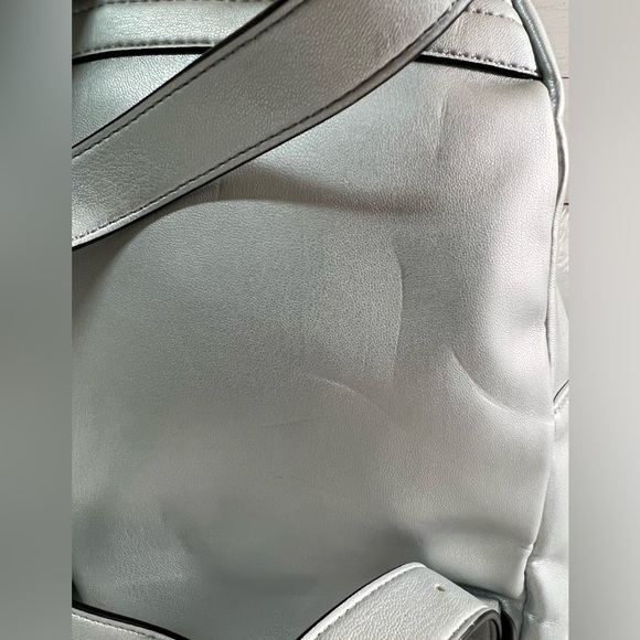 Dkny | Bags | Dkny Mini Abby Silver Backpack | Poshmark